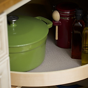 Duck Brand Select Grip EasyLiner Shelf and Drawer Liner, 20-Inch x 6-Feet, Non-Adhesive, Chocolate, 1142163