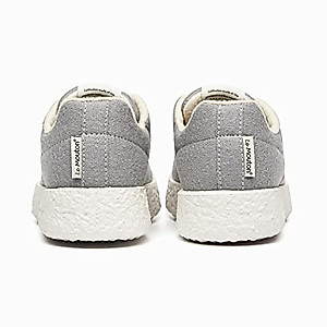 LE MOUTON Mate Merino Wool Comfortable Walking Shoes Grey 280mm | Platform Shoes for Men and Women | Eco-Conscious Lightweight Sneakers | Fashion Sneakers