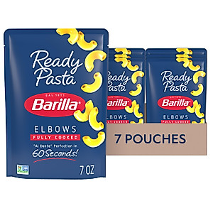 Barilla Ready Pasta, Elbows, 7 oz. Pouch (pack of 7)