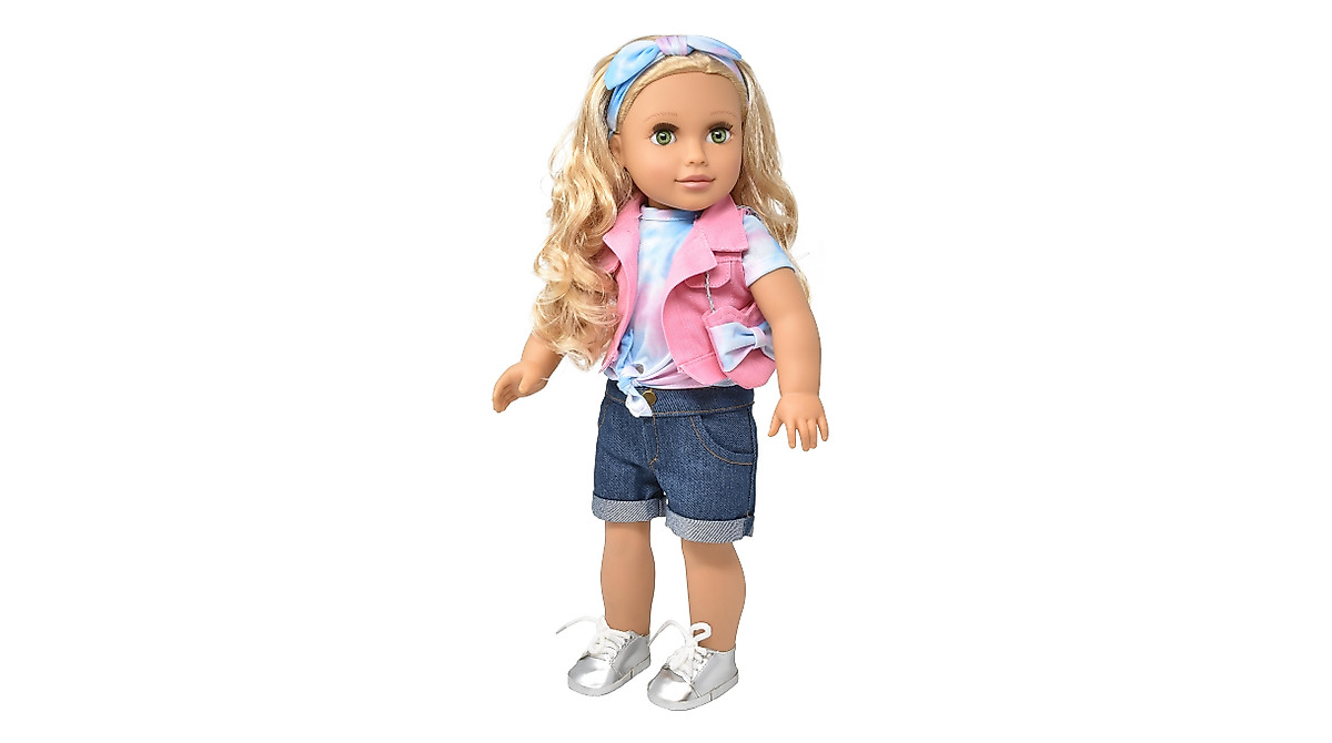 Gift Boutique 18-Inch Girl Doll with Stylish Clothes & Accessories
