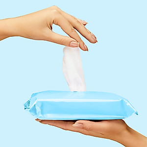 Micellar Face Wipes | 120 Micellar Wipes in 4 Packs, Good for Makeup Removal and Gerneal Facial Cleansing | Dr. Wellness