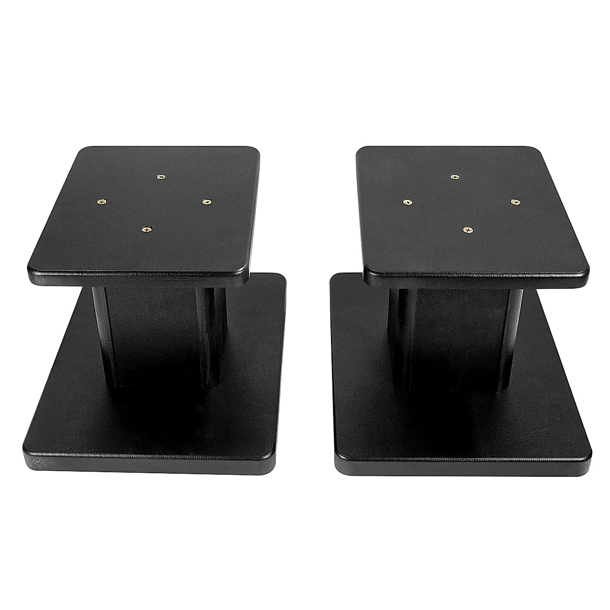 Rockville 2 RHT8B Computer/Bookshelf Desktop Speaker/Studio Monitor Stands-Black