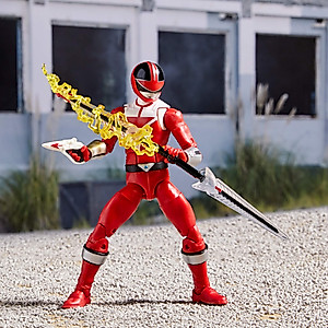 Power Rangers Lightning Collection Time Force Red Ranger 6-Inch Premium Collectible Action Figure Toy with Accessories