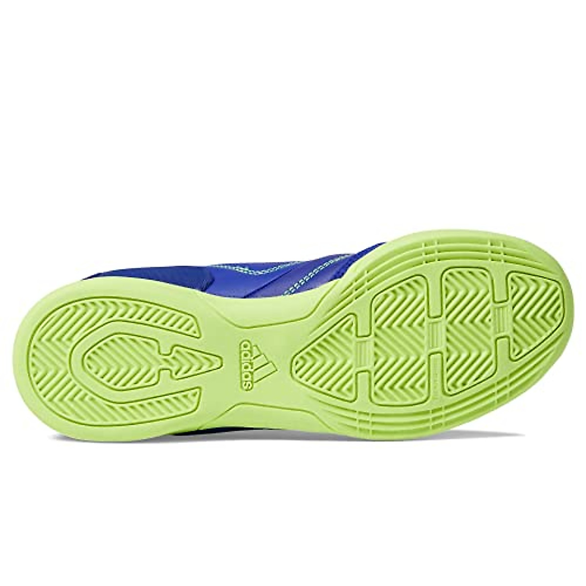 adidas Top Sala Indoor Soccer Shoe, Team Royal Blue/Team Solar Yellow/White, 3 US Unisex Little Kid