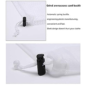 Mesh Laundry Bag with Drawstring,19.6×27.5 inch Large Laundry Bags Drawstring Bra Underwear Products Laundry Bags Baskets Mesh Bag Household Cleaning Tools Accessories Laundry Wash Care (white A)