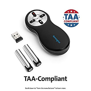 Kensington Wireless Presenter with Red Laser Pointer (K33272WW)