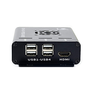 TOP1 CM-IO-POE-Box Compute Module Mini-Computer with Compute Module PoE Board Based On Raspberry Pi Compute Module CM3/3+ Series Support 2 CSI Cameras PoE Power Over Ethernet