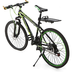 Lixada Bicycle Luggage Rack Retractable Aluminum Alloy Bicycle Holder Bicycle Rear Post Rack Bicycle Bag Luggage Cargo Carrier Rack