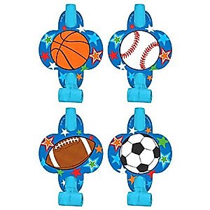 Amscan Blowouts |Superstar Ball Sports Collection | 8 pcs | Party Accessory