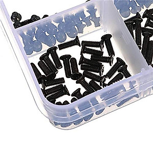 NLXTXQC 450Pcs M2/M2.5/M3 Cross Screws Laptop Screws Box Set Compatible with HP Compatible with Lenovo Compatible with Samsung Compatible with IBM