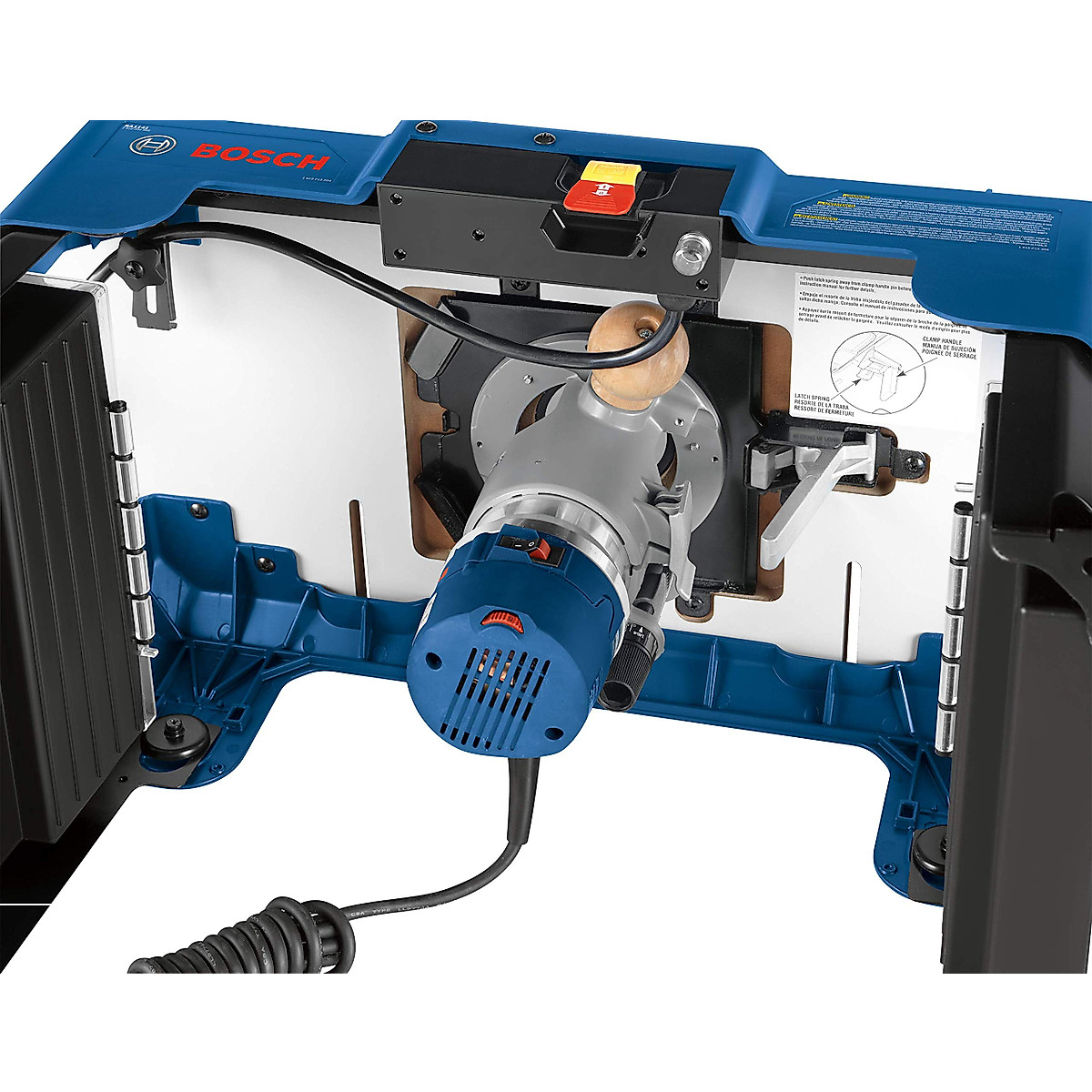 BOSCH RA1141 26 in. x 16-1/2 in. Laminated MDF Top Portable Jobsite Router Table with 2-1/2 in. Vacuum Hose Port