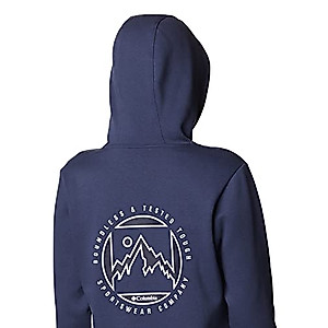 Columbia Women's Logo II Hoodie, Nocturnal/Boundless, Large