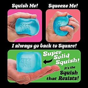 Schylling NeeDoh Nice Cube -Sensory Squeeze Toy with Super Solid Squish - 2.25" Cube
