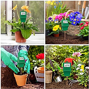 Hathdia Soil Moisture Meter,Plant Hygrometer Moisture Sensor Plant Water Monitor for Potted Plants,Garden,Farm, Lawn(No Battery Needed)