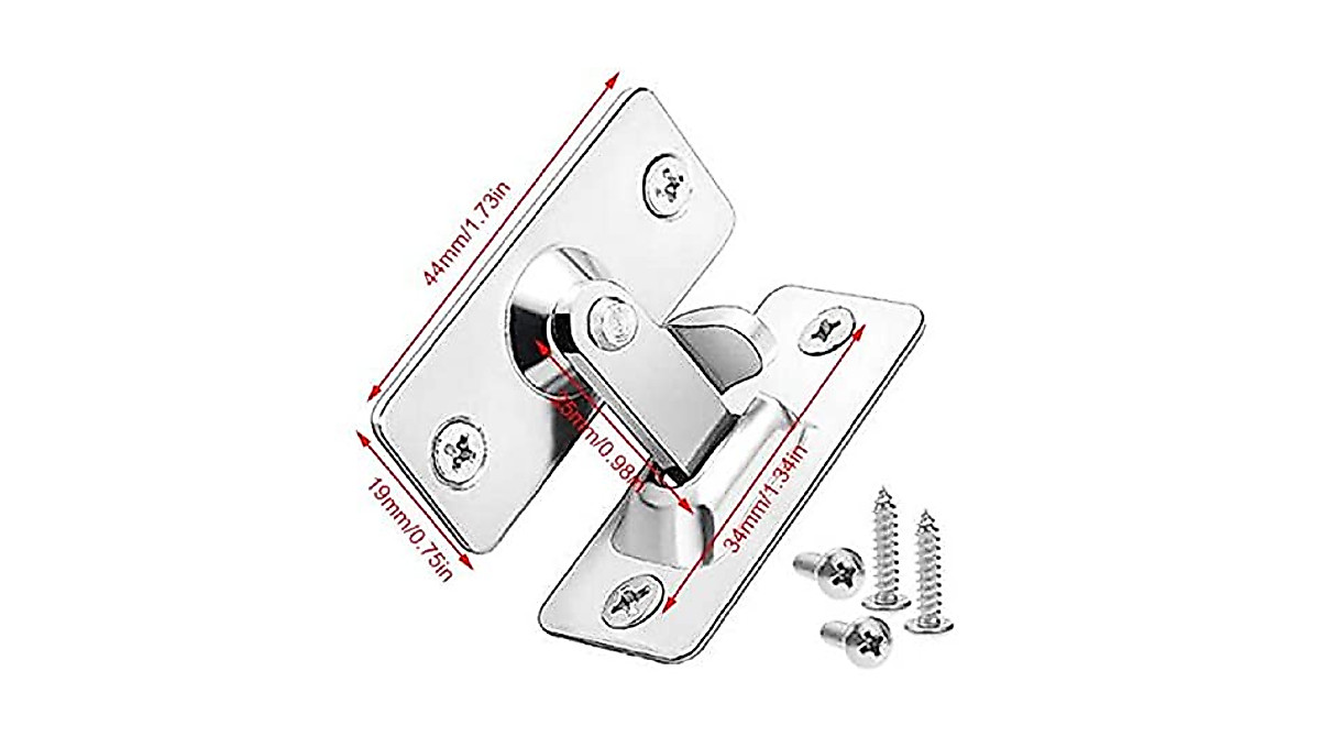90-Degree Right Angle Door Lock - Durable & Secure