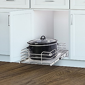 Panacea Grayline Basket-44823 Size 21 in. x 14.6 in. x 7.8 Cabinet Helper Sliding Basket