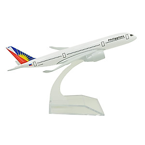 TANG DYNASTY(TM) 1:400 16cm Airbus A350 Philippine Airlines Metal Airplane Model Plane Toy Plane Model
