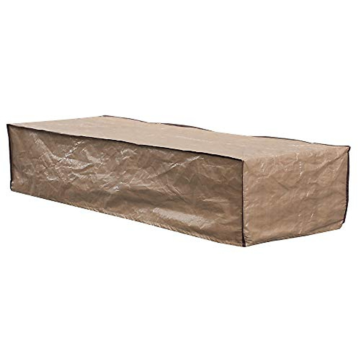 Verano Garden Patio Furniture Covers ， Waterproof Outdoor Couch Cover ， Polyester Dust-Resistant,Beige (Middle(79" L x 27" W x 16" H))