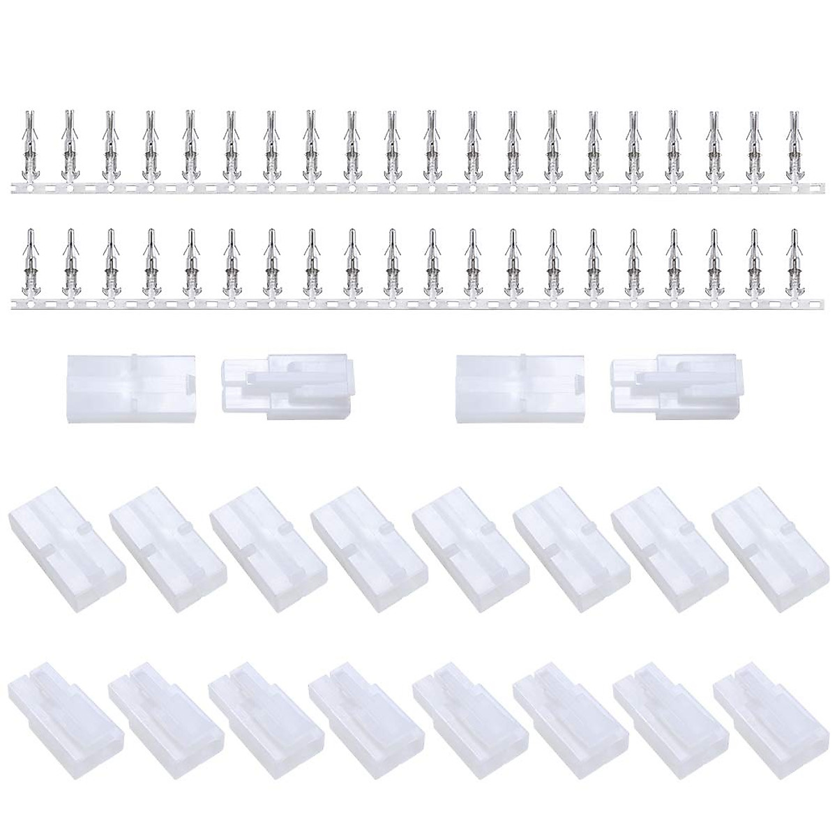 HobbyPark RC Big Tamiya Style Connector Plugs Unwired (10 Pairs)