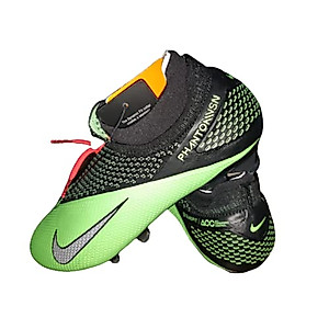 Nike Phantom VSN 2 Elite DF FG Mens Football Boots CD4161 Soccer Cleats (UK 10 US 11 EU 45, Black Metallic Platinum 036)