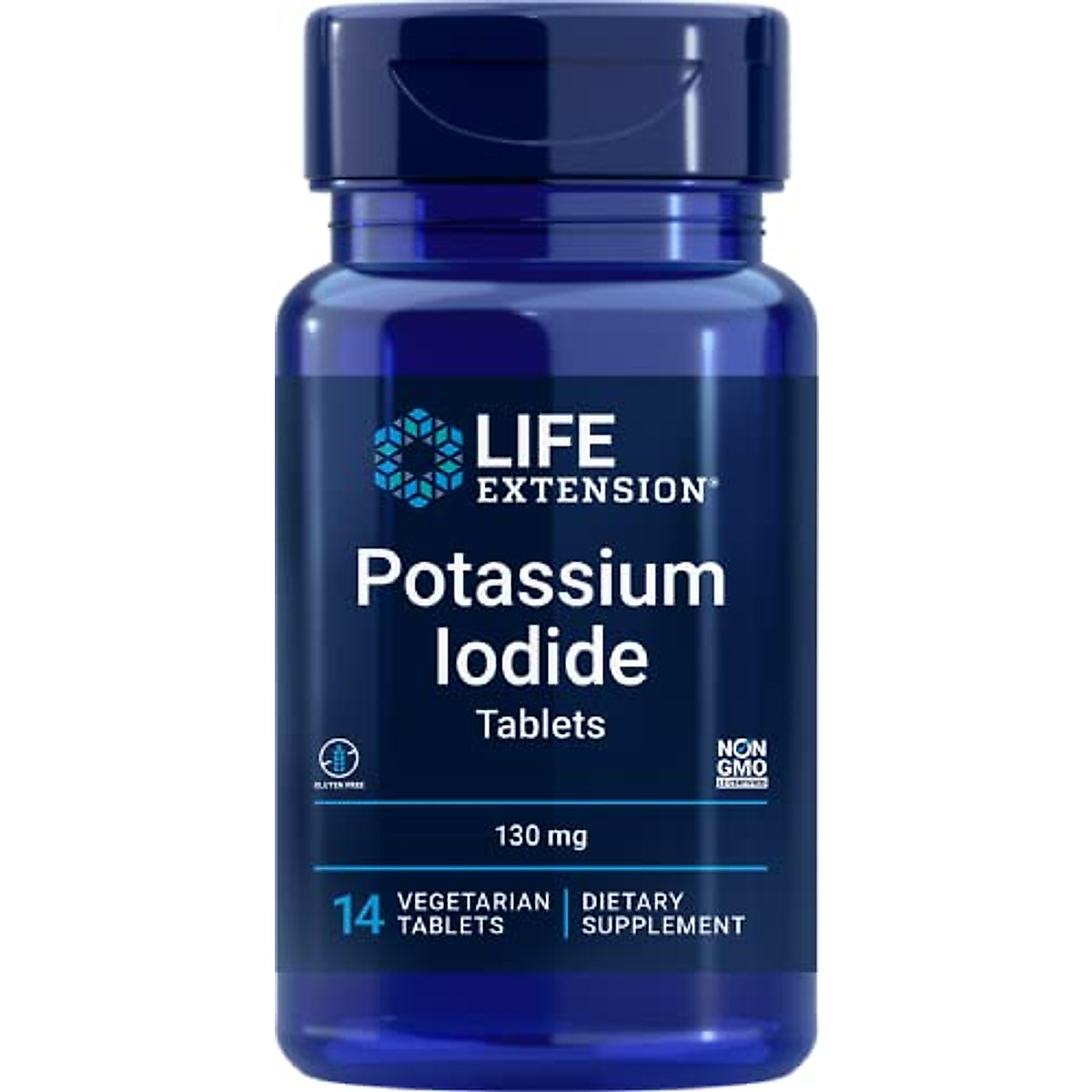Life Extension Potassium Iodide 130mg 14 Tablets