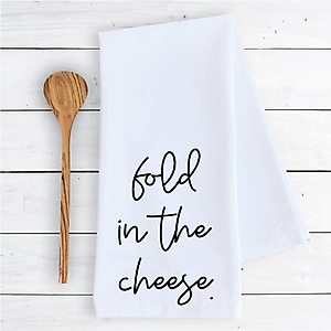 Kitchen dish towel Fold in the cheese funny cute dish Kitchen Decor drying cloth 100% COTTON