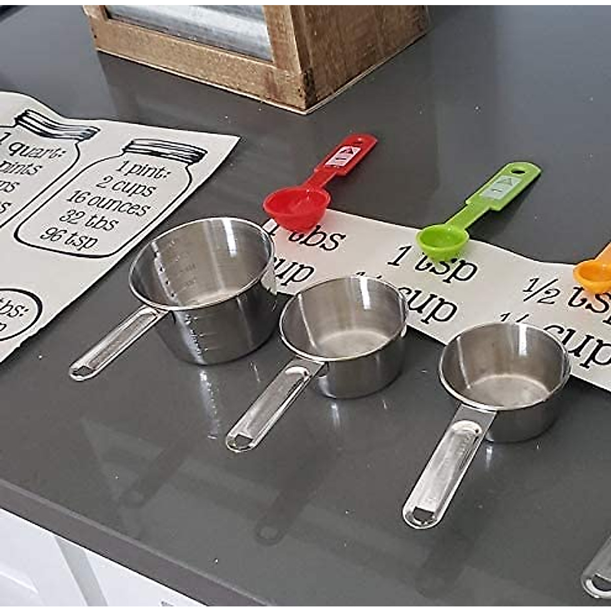 Generic, Kitchen Conversions Wall Decor with Cooking Measurement Conversion Chart - Decals for Cabinets, TA-12247