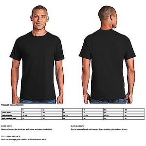 Gildan Adult Softstyle Cotton T-Shirt, Style G64000, Multipack, Heather Military (2-Pack), X-Large