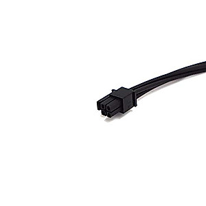 joleully BLUEXIN Motherboard ATX Mini 4-Pin to 2X Right-Angle 15-Pin SATA Hard Drive HDD Power Supply Adapter Cable(Mini 4 Pin to 2X SATA) for Lenovo 19-inch(48cm)