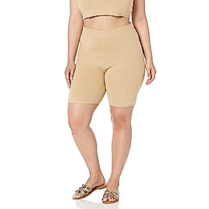 The Drop Women's Miya Sweater Bike Short, Curds & Whey, M