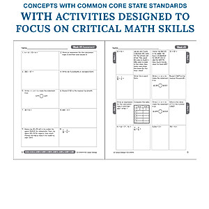 Carson Dellosa | Common Core Math 4 Today Workbook | 5th Grade, 96pgs (Common Core 4 Today)