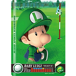 Nintendo Mario Sports Superstars Amiibo Card Golf Baby Luigi for Nintendo Switch, Wii U, and 3DS