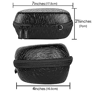 Linkidea Headphone Carrying Case Compatible with Beat Solo3.0, Solo2.0, SoloHD Wireless On-Ear Headphones Case, Protective Hard Shell Travel Bag with Cable, Charger Storage (Black)