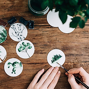 AIEX 9 Pieces Fine Detail Paint Brush Miniature Painting Brushes Kit Mini Paints Brush Set for Acrylic, Watercolor, Oil, Face, Nail, Scale Model Painting, Line Drawing(Black)