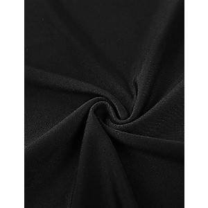 Yeahdor Kids Boys Girls Team Basic Gymnastics Dance Leotard Bodysuit Biketard for Athletic Sports Tumbling Black 8-10