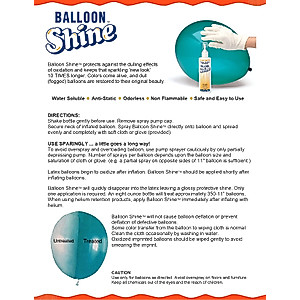 Balloon Shine 8 Oz Keeps Latex Balloons Looking Shiny!