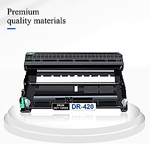 1 Pack DR-420 DR420 Black Drum Unit Replacement for Brother DCP-7060D 7065DN Intellifax 2840 MFC-7240 7360N 7860DW HL-2130 2132 2220 Printer Toner.