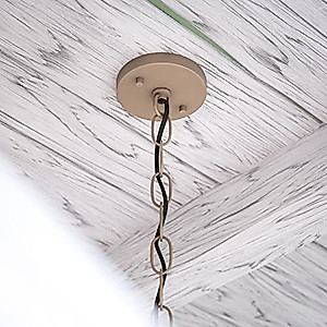 Kenroy Home 92072TN Torus Rustic Woven Pendant Light Fixture, Tan