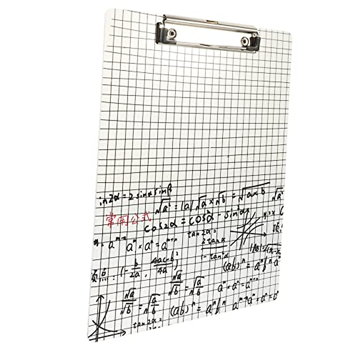 Ciieeo 2pcs Transparent Board Clip Glitter clipboard Gold clipboard File clipboards Writing clipboard Clip Boards Office clipboards White hardboard Nurse Bottom Plate Acrylic Business