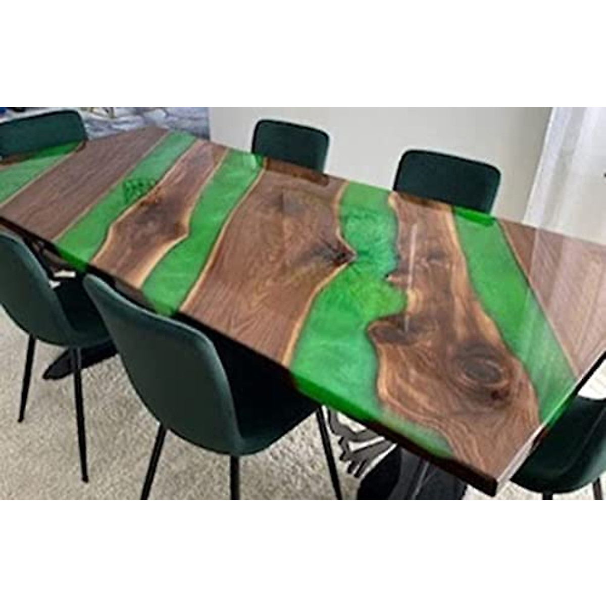Epoxy Table, Live Edge Wooden Table, Natural Wood,Dining table, Natural Epoxy Table, Resin Table, Epoxy Resin River Table