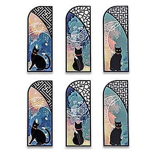 GRASARY Bookmarks 6Pcs Delicate Book Marking Kids Book Page Markers D