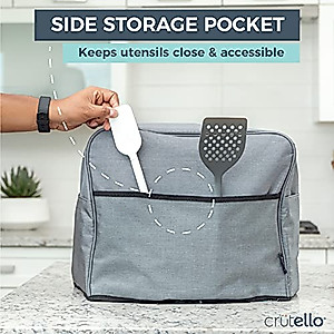 Convection Toaster Oven Cover with Storage Pockets, Large - Fits Machines Up to 17 x 15 x 14 Inches