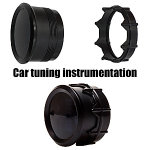 AUCELI Car Digital Voltage Gauge, Universal Meter Kit, 2" 52mm & Blue LED Light Display