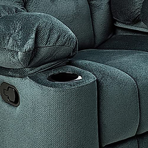 Christopher Knight Home Gannon Fabric Gliding Recliner, Steel 38.5D x 42.5W x 41H in