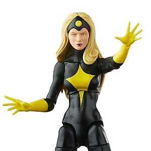 Marvel Legends Series 6-inch Darkstar Action Figure Toy, Premium Design and Articulation, Includes 2 Accessories and 1 Build-A-Figure Part