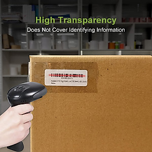 Anylabel Clear Packing Tape, 1.88" x 54.6 Yards, 6 Rolls, 3" Core, for Moving, Sealing, Packaging, Shipping, Storage, Packaging Tape Refills for Dispenser