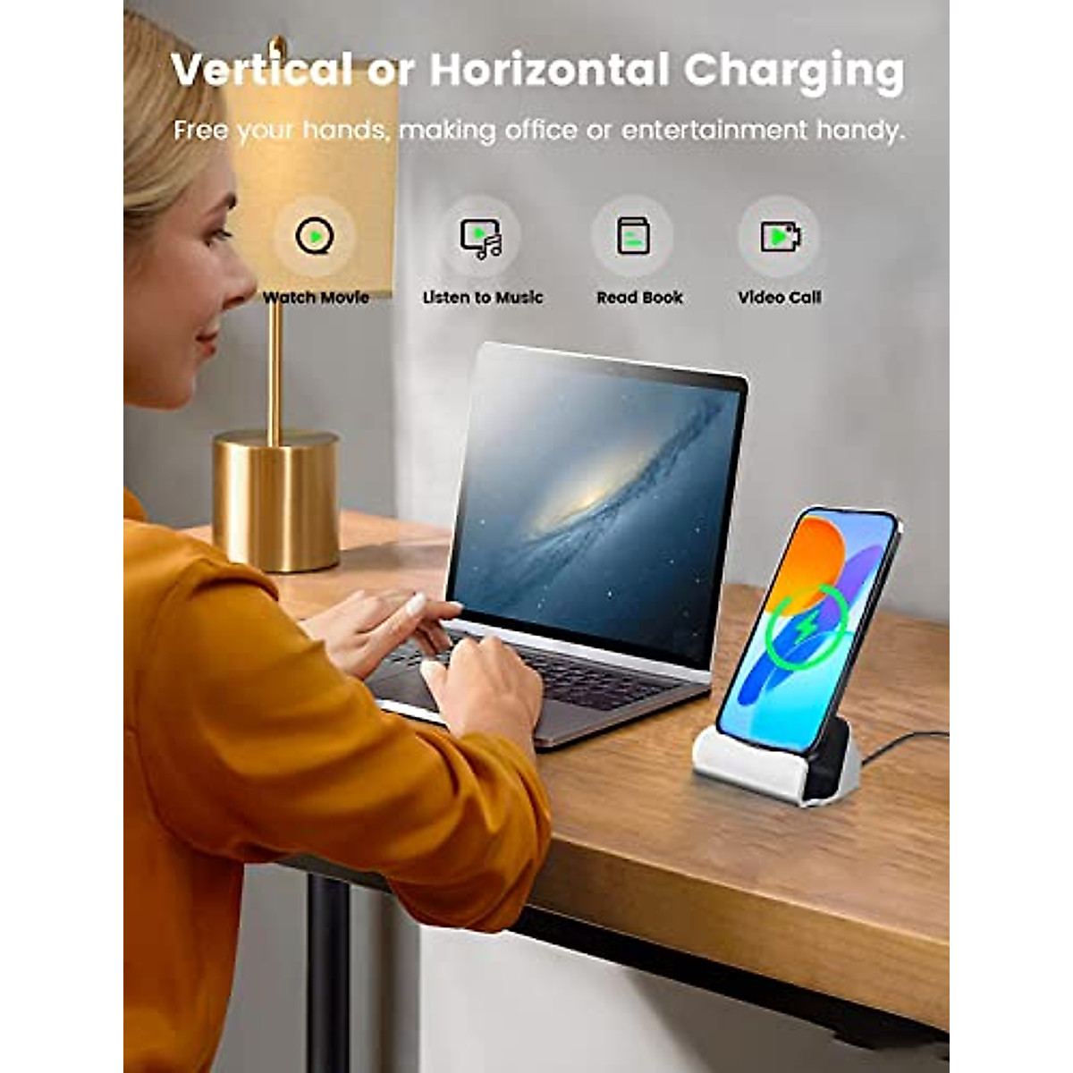 iPhone Charging Dock Station, Bebetter 8-pin Charging Dock Compatible with Apple iPhone 8, iPhone X, iPhone 7/7 Plus 6 6S Plus 5 5S Retail Packaging (Silver)