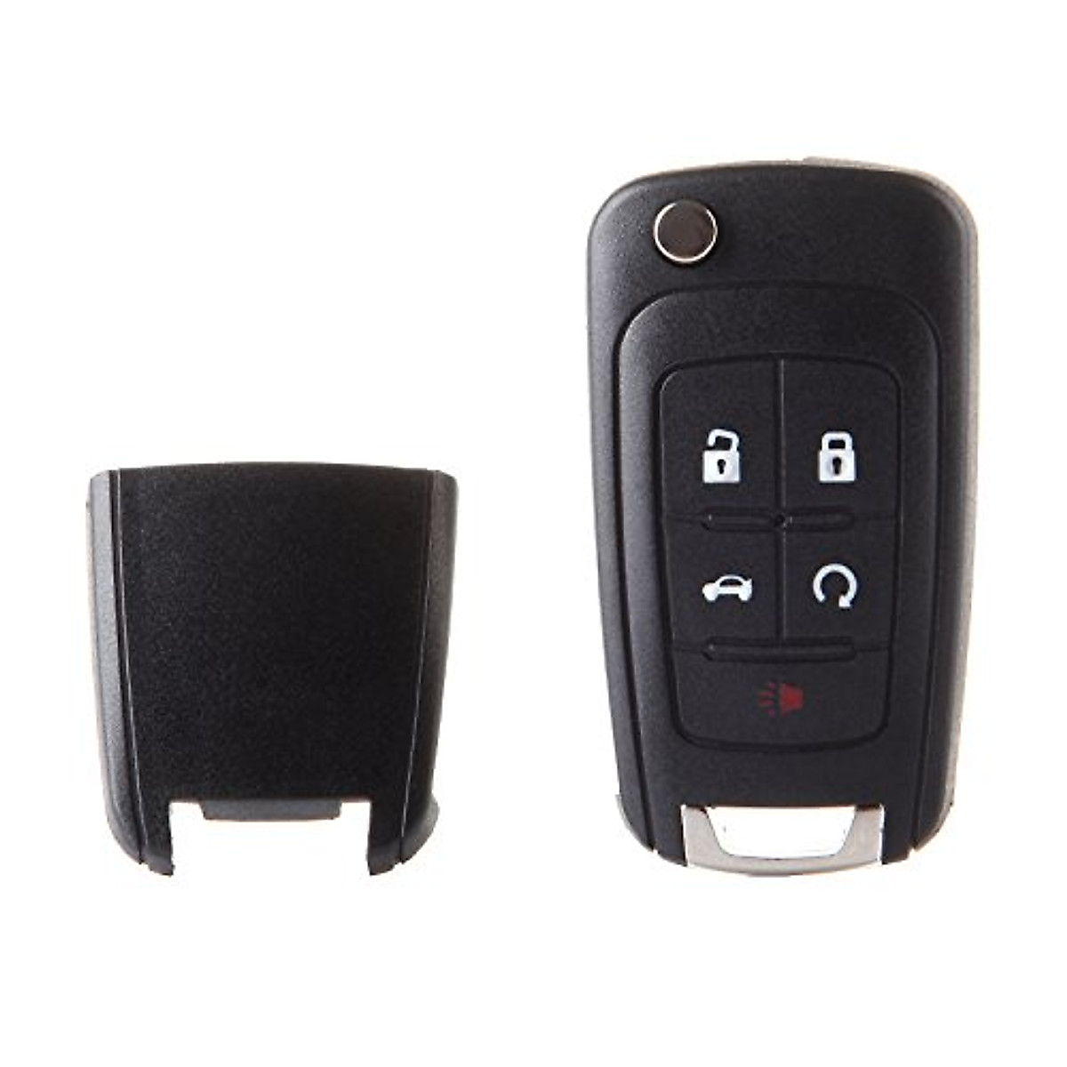 OCPTY 2X Uncut Keyless Entry Remote Key Fob Shell Replacement for Specific for GMC Terrain/for Buick/for Chevrolet Series OHT01060512 5461A-01060512 13500221 13500226