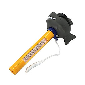 Floating Pool Thermometer, Cartoon Animal Water Temperature Thermometer with Cord for Pools Hot Tub Aquarium Spa Bath