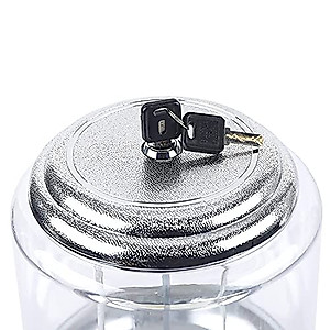 Candy Machine Commercial Automatic Candy Machine Vending Machine Bubble Gum Machine Home Vending Machine Coin Gumball Machine for Kids (Blue)